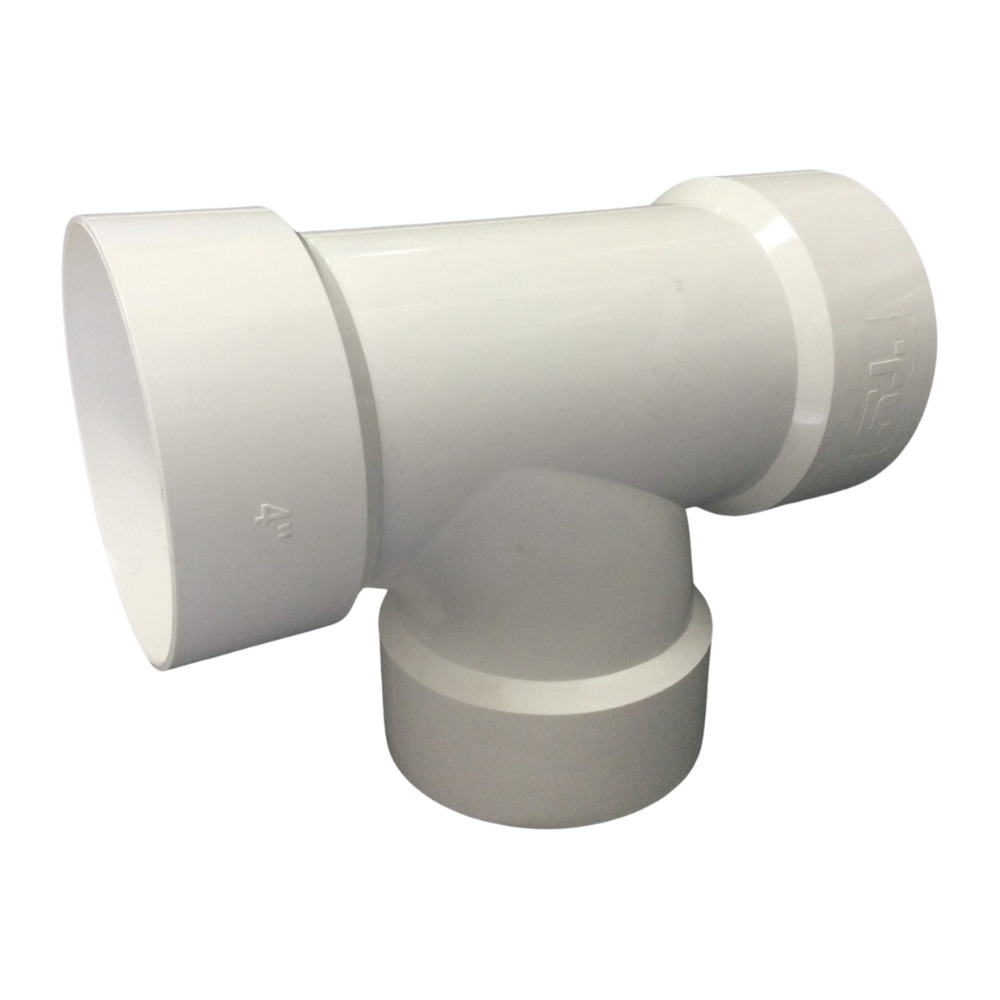 Tee pvc dwv 100 mm-4 pulgadas sanitario liviano c/c | HOPSA Tienda Online