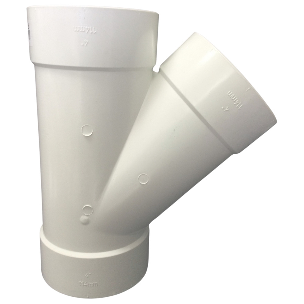 Yee pvc dwv 100mm-4 pulgadas sanitario liviano c/c | HOPSA Tienda Online