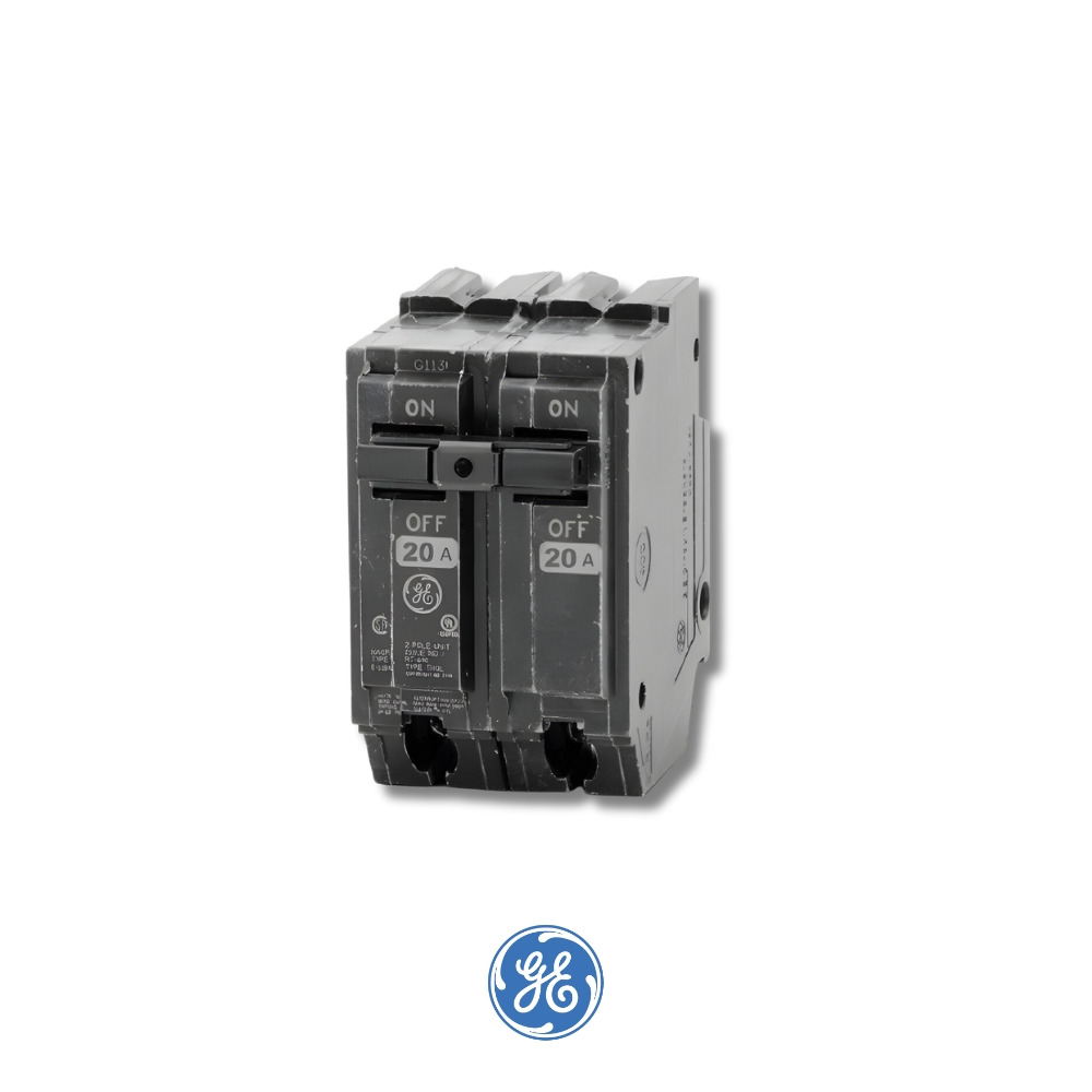 Breaker 20a 2 polos thql2120 120/240v 10ka general electric / abb ...