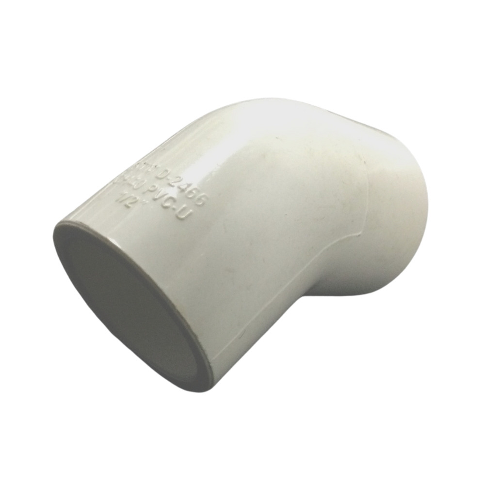 Codo 45° pvc 38mm-1-1/2 pulgadas presion sch-40 c/c | HOPSA Tienda Online