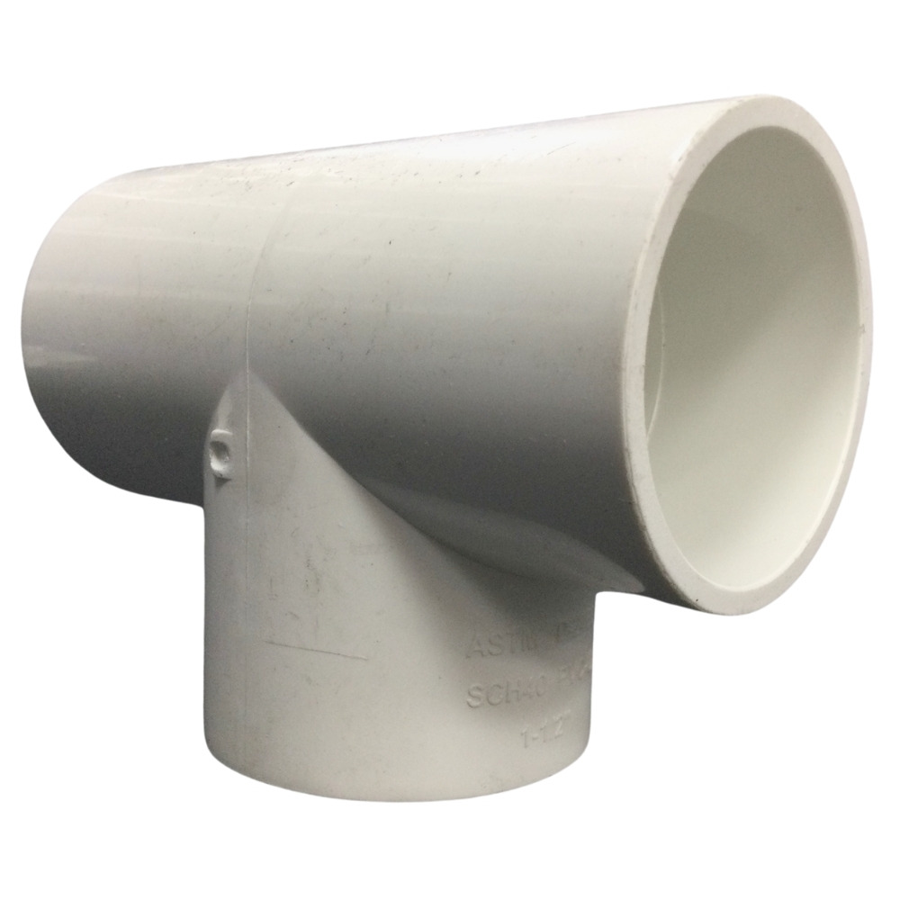 Tee pvc 1-1/2 pulgadas presion sch-40 c/c | HOPSA Tienda Online