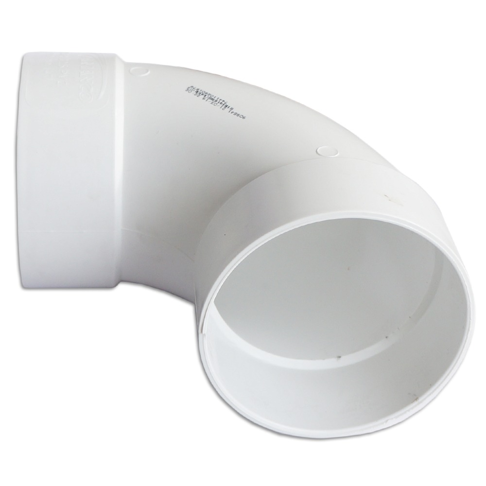 Codo 90° pvc dwv 100mm-4 pulgadas para sanitario liviano c/c | HOPSA Tienda Online