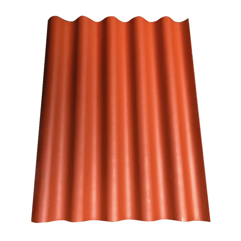 Lamina de fibrocemento pva ondulada perfil 7 de 6 pies ancho 0.92m rojo ...