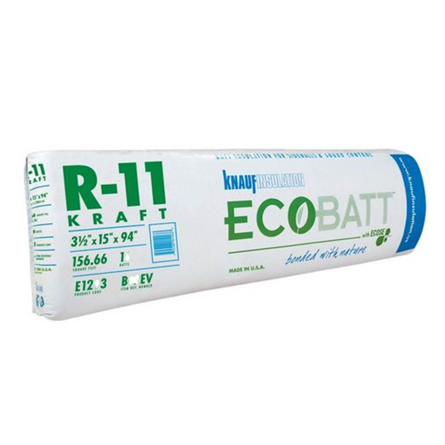 Aislante de fibra de vidrio factor r11 con papel kraft 3.5 pulgadas x ...