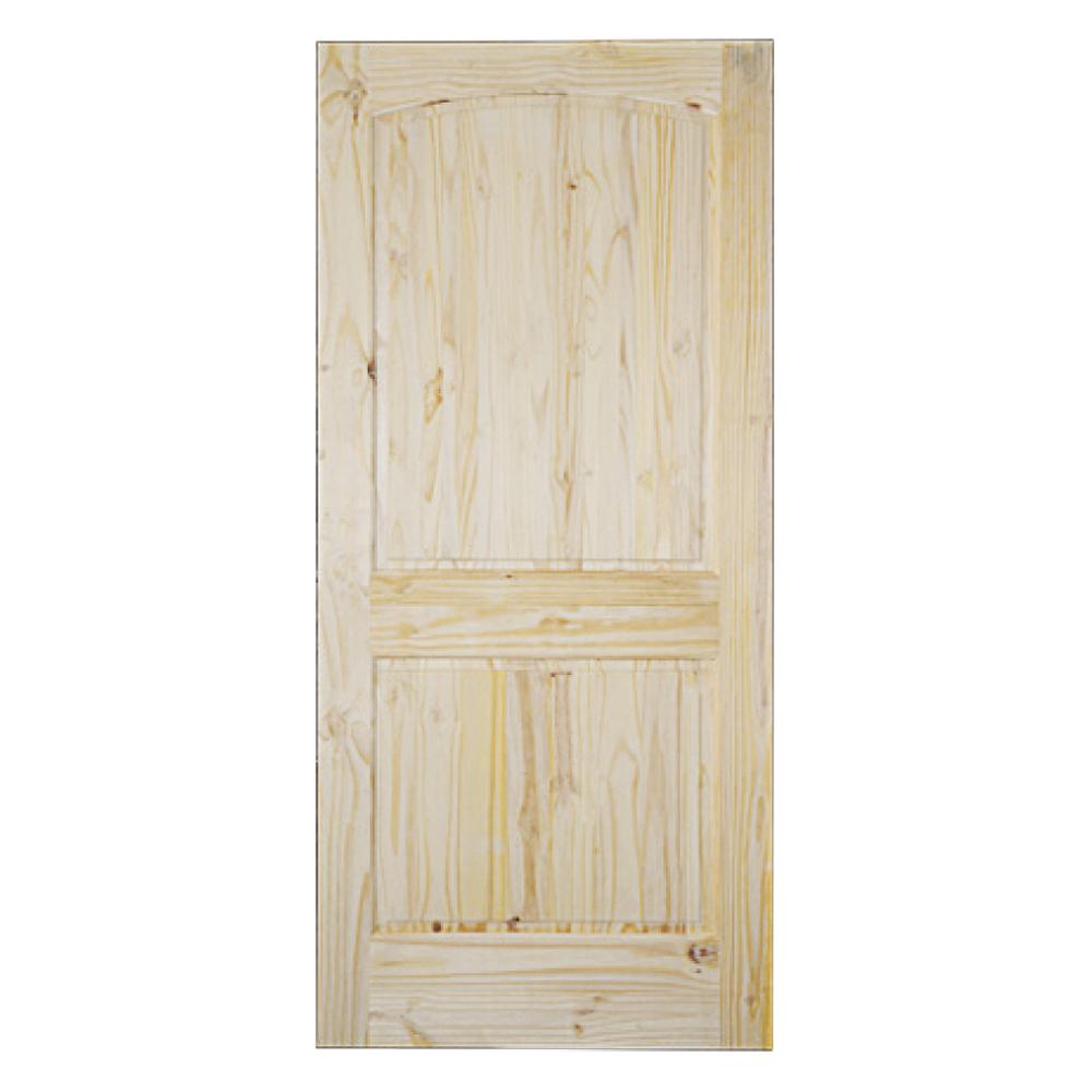 Puerta para interior de pino con nudos 2 paneles (3x7) | HOPSA Tienda ...