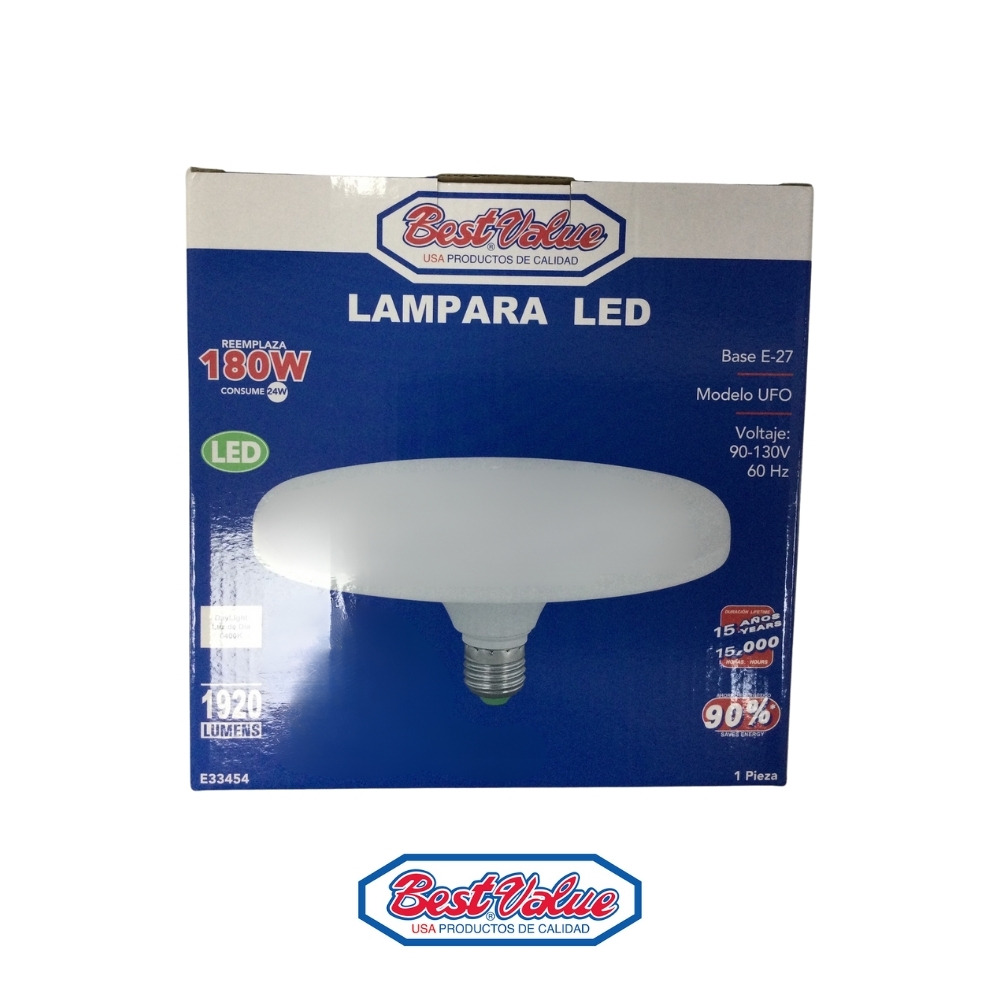 Bombillo led tipo ufo 24w 6400k 120v e33454 | HOPSA Tienda Online