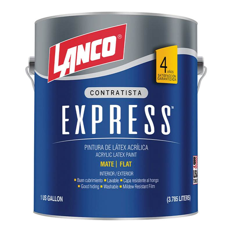 Pintura express latex blanco galon ec370-4 lanco | HOPSA Tienda Online