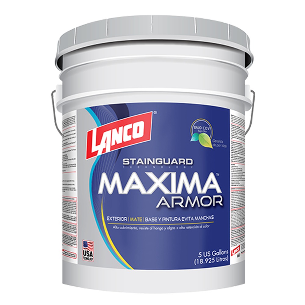 Pintura maxima armor tint 5 galones ma3502-2 lanco | HOPSA Tienda Online