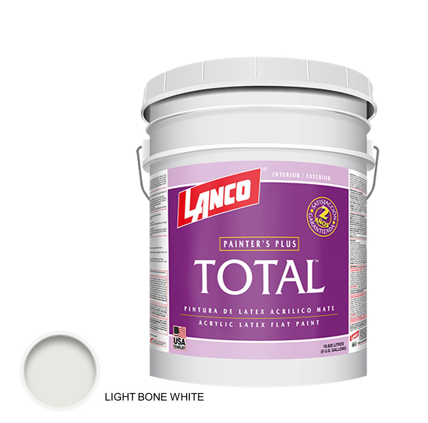 Pintura total light bone white 5 galones tl1431-2 lanco | HOPSA Tienda ...