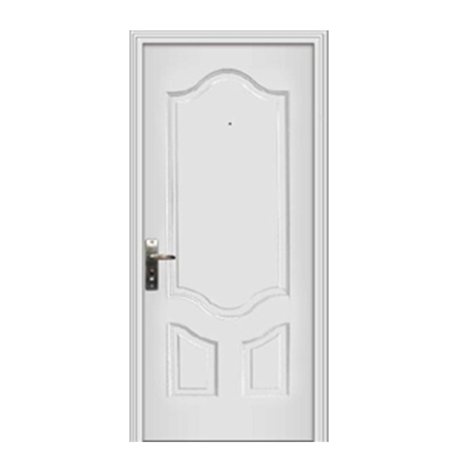 Puerta multipuntos galvanizada 3 paneles 3 pies x 7 pies acabado blanco ...