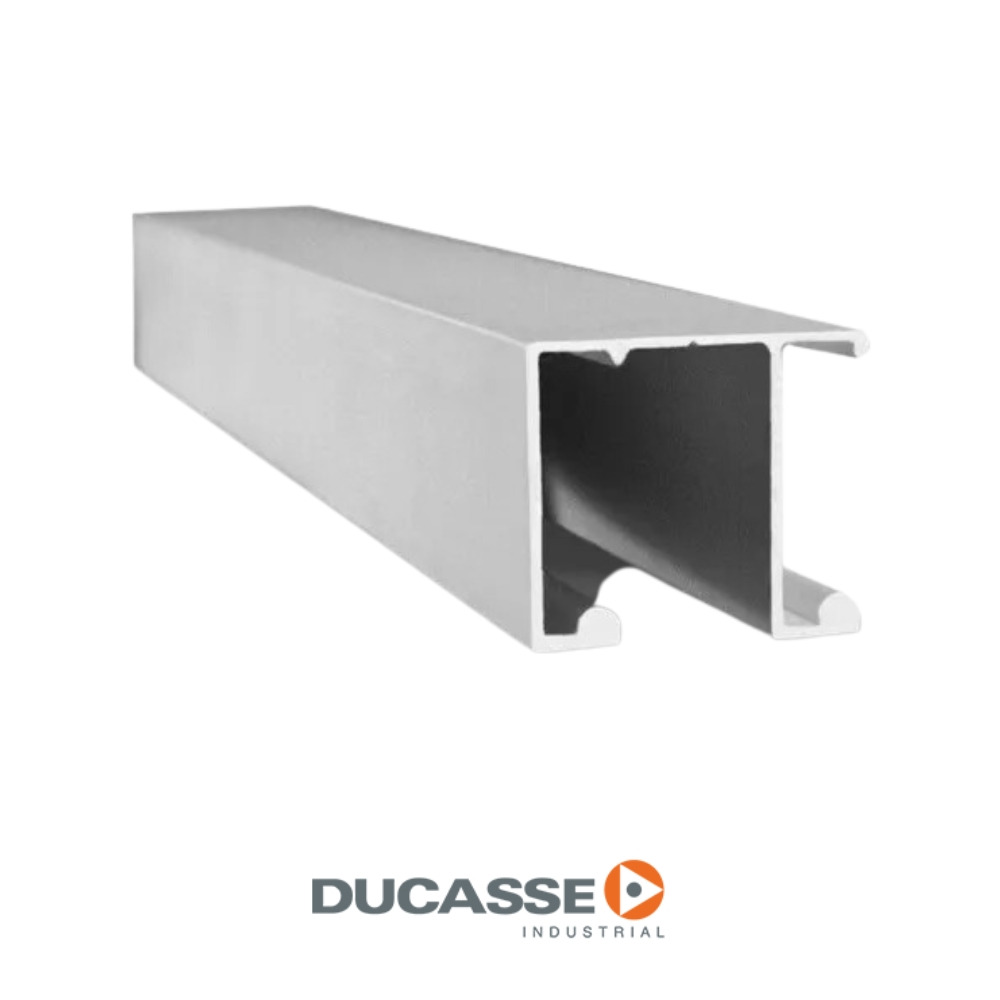 Riel u-28 aluminio 2 metros ducasse | HOPSA Tienda Online