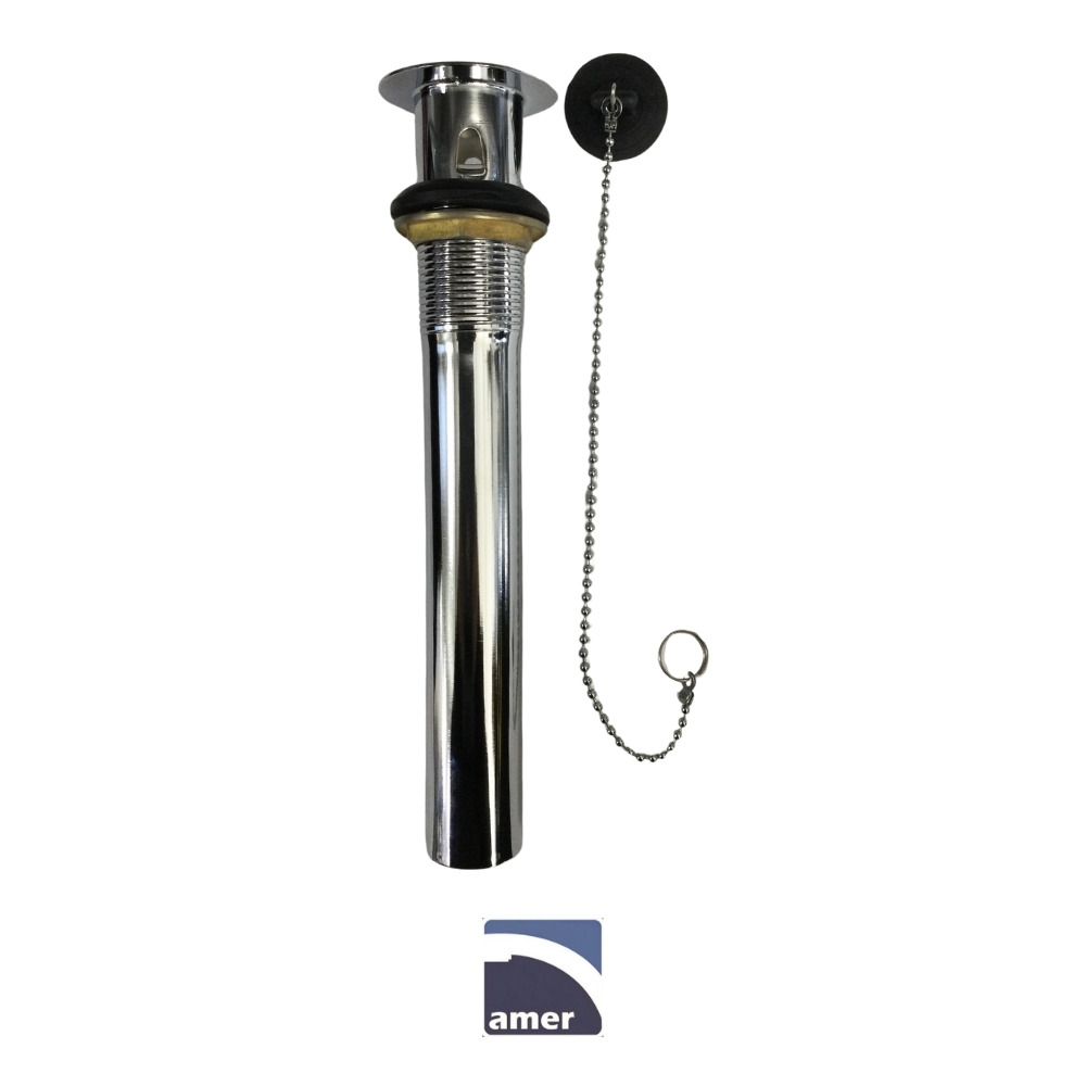 Desague metalico de lavamanos p.o. plug 1-1/4 pulgadas x 8 pulgadas ...