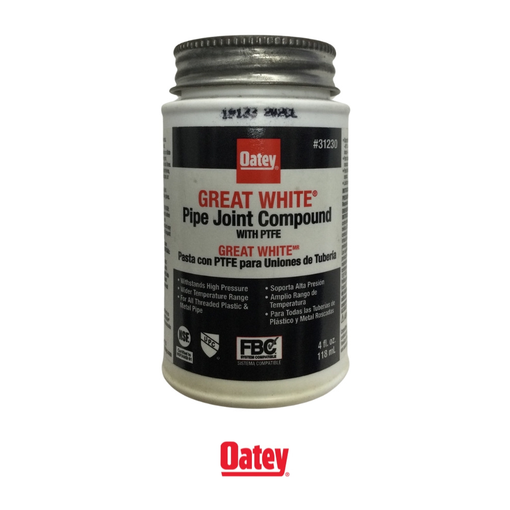 Teflon en pasta 1/4 pinta (4 oz) oatey | HOPSA Tienda Online