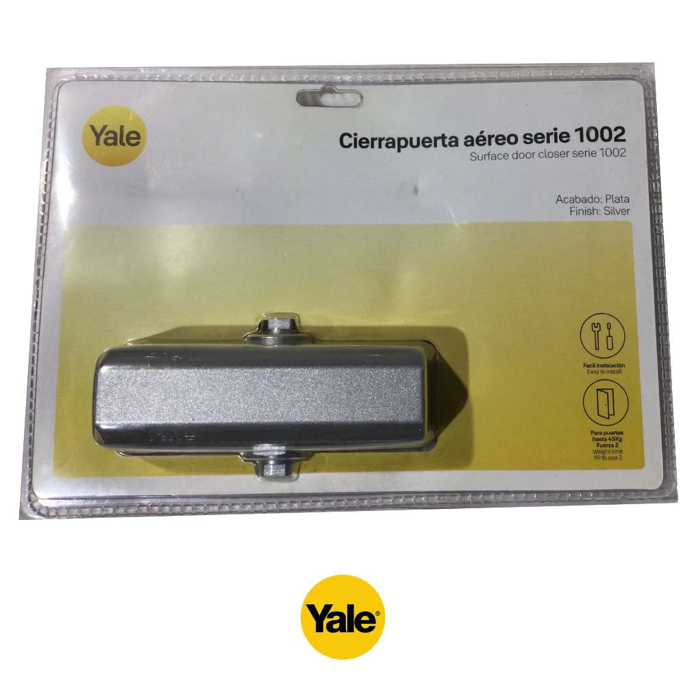 Cierra puerta 100 libras 150 grados dos ajustes yale | HOPSA Tienda Online