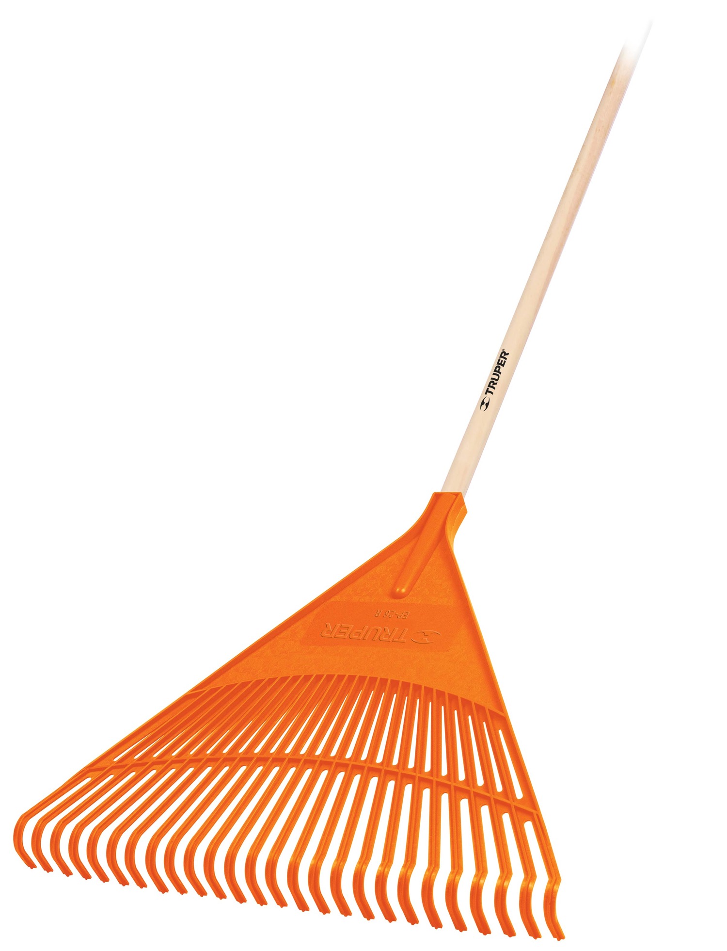 Rastrillo polipropileno de alta resistencia 26 dientes con mango madera ...