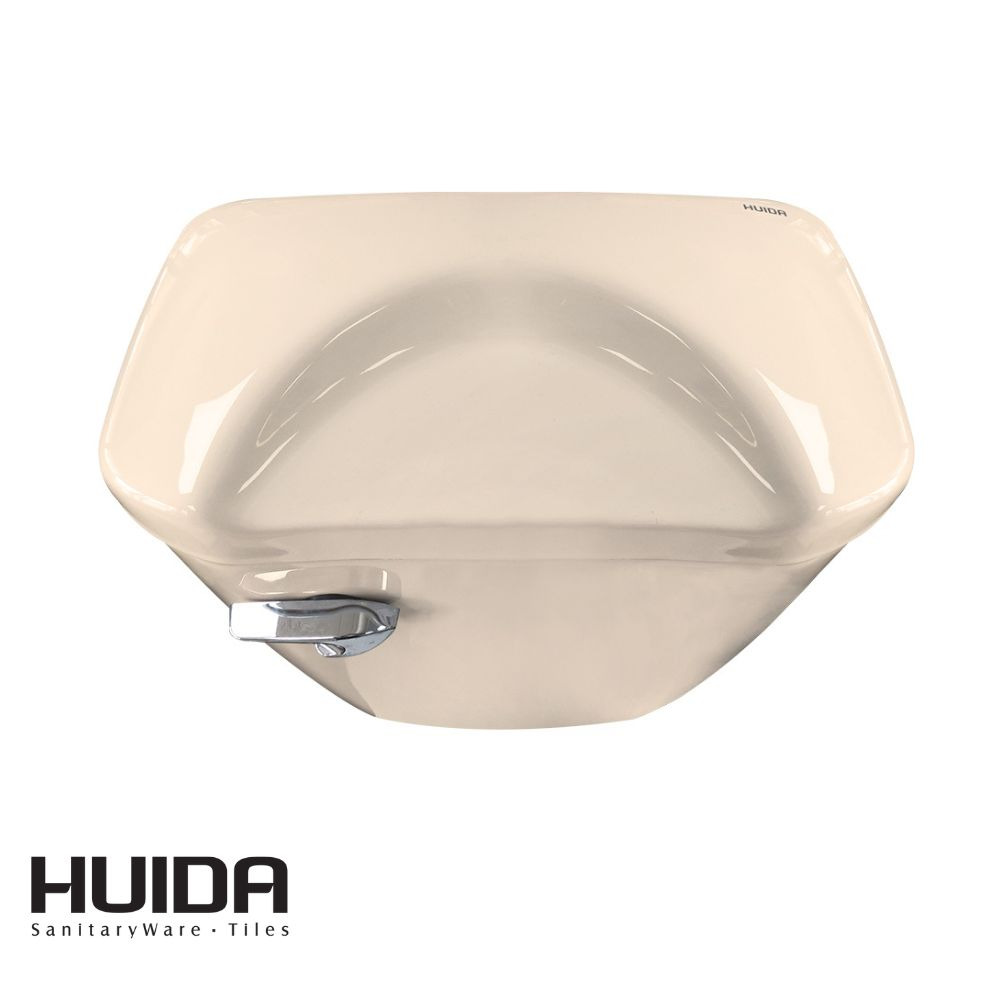 Inodoro dos piezas elongado color crema huida | HOPSA Tienda Online