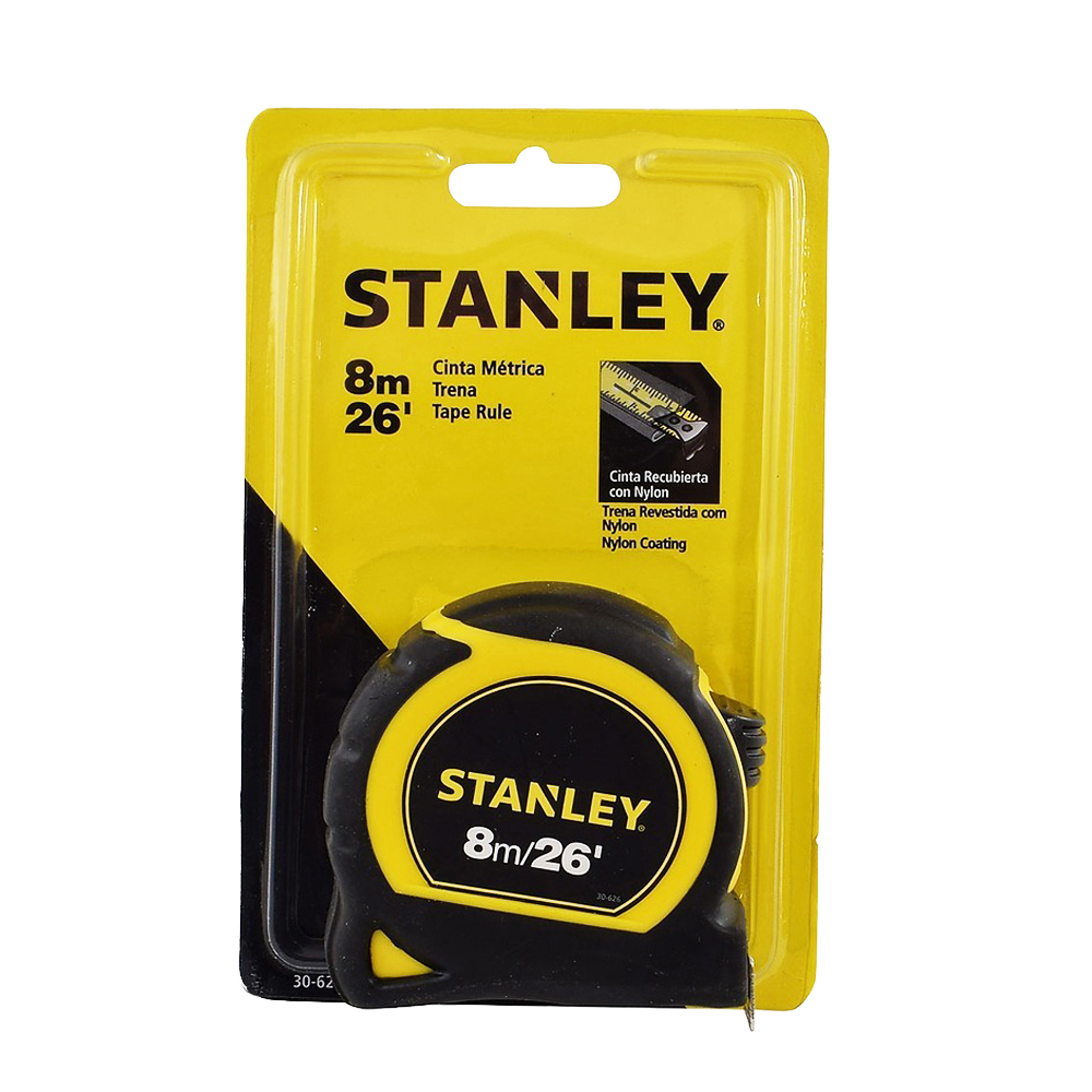 Cinta metrica 8m global plus 30-626 stanley | HOPSA Tienda Online