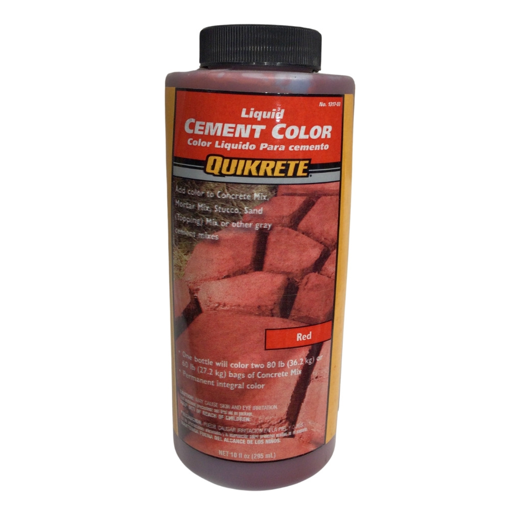 Tinte para concreto color rojo q031bp quikrete | HOPSA Tienda Online