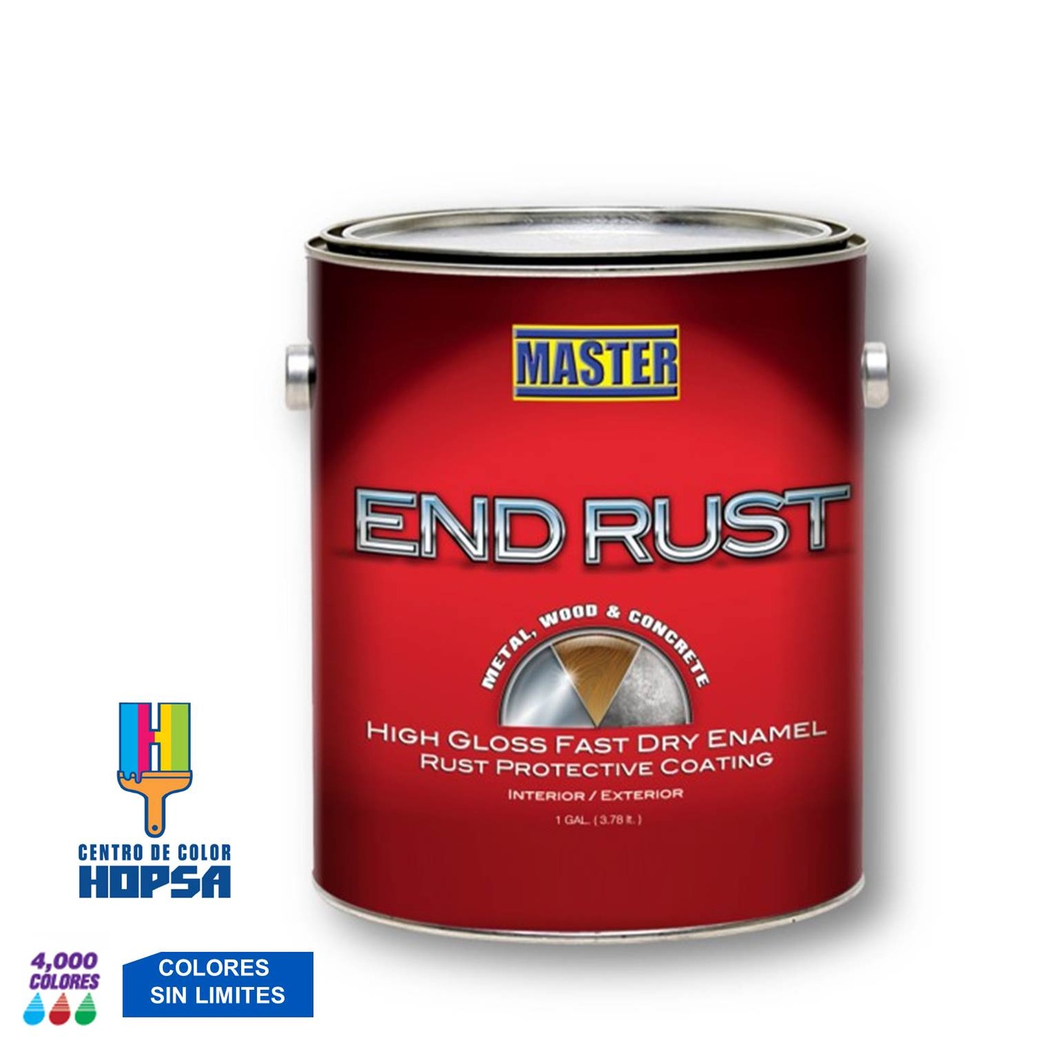 Esmalte de aceite anticorrosivo base secado rapido end rust fast dry ...