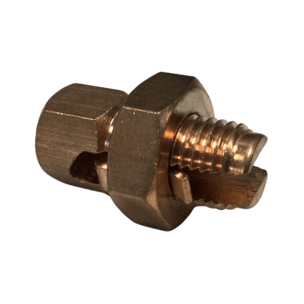 Conector perno partido (perro) para cable 6 awg | HOPSA Tienda Online