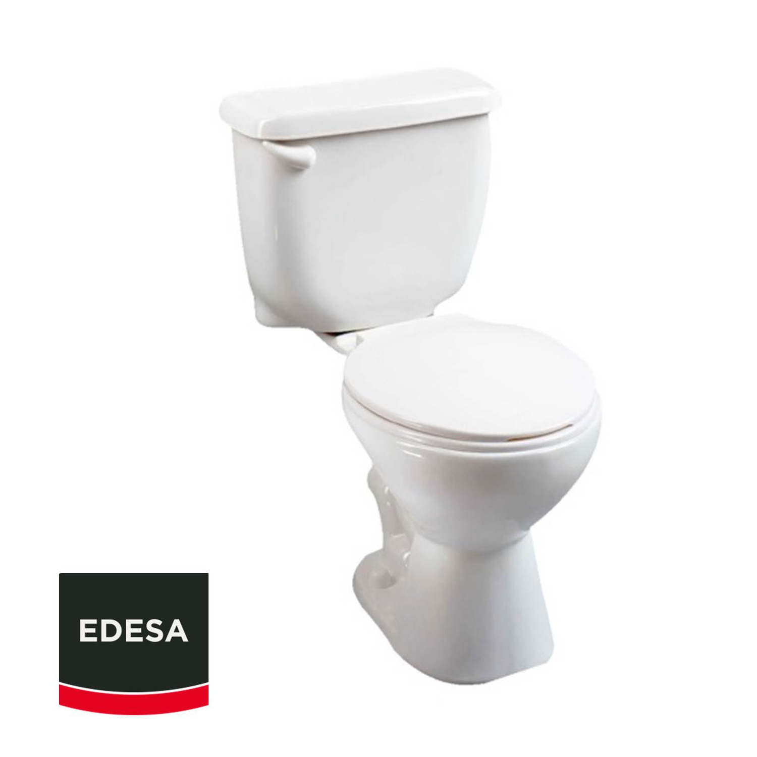 Inodoro dos piezas redondo color blanco campeon het edesa | HOPSA ...