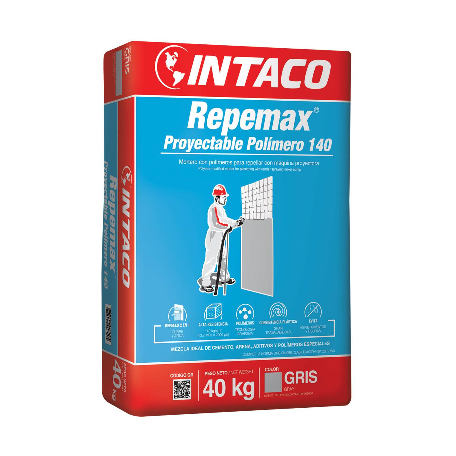 Repemax proyectable polimero 140 40 kilogramos intaco | HOPSA Tienda Online