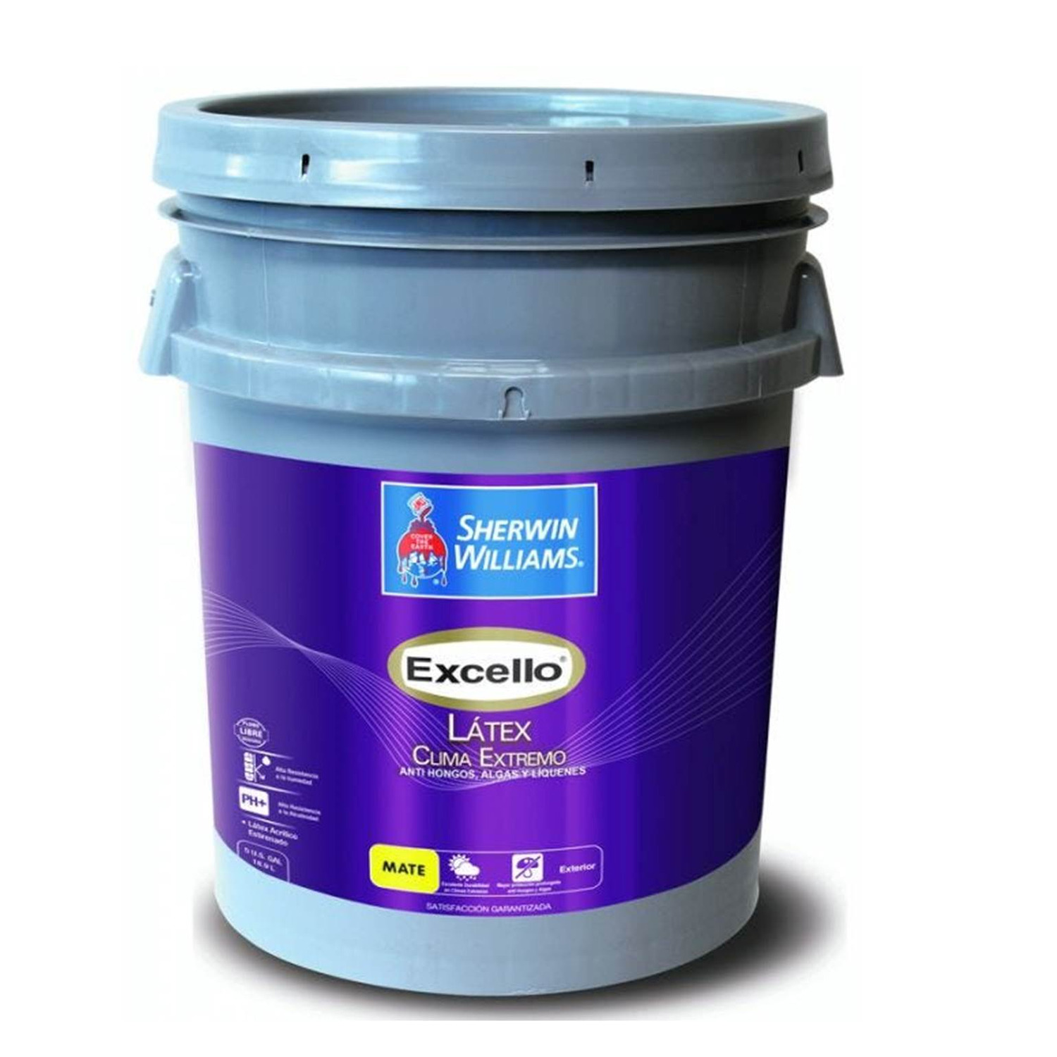 Pintura lÁtex mate blanco excello latex clima extremo 5 gl b2wsa1-5 sherwin williams | HOPSA ...