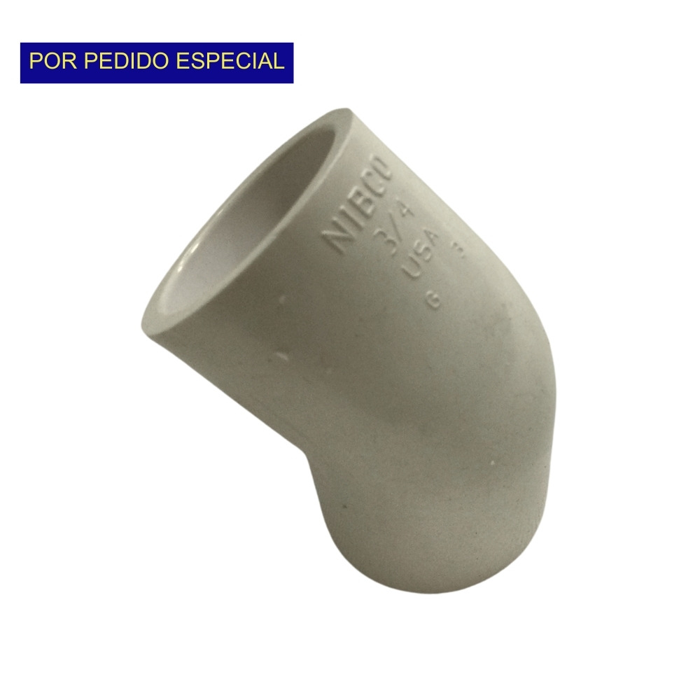 Codo 45° cpvc cts 18mm-3/4 pulgadas c/c | HOPSA Tienda Online