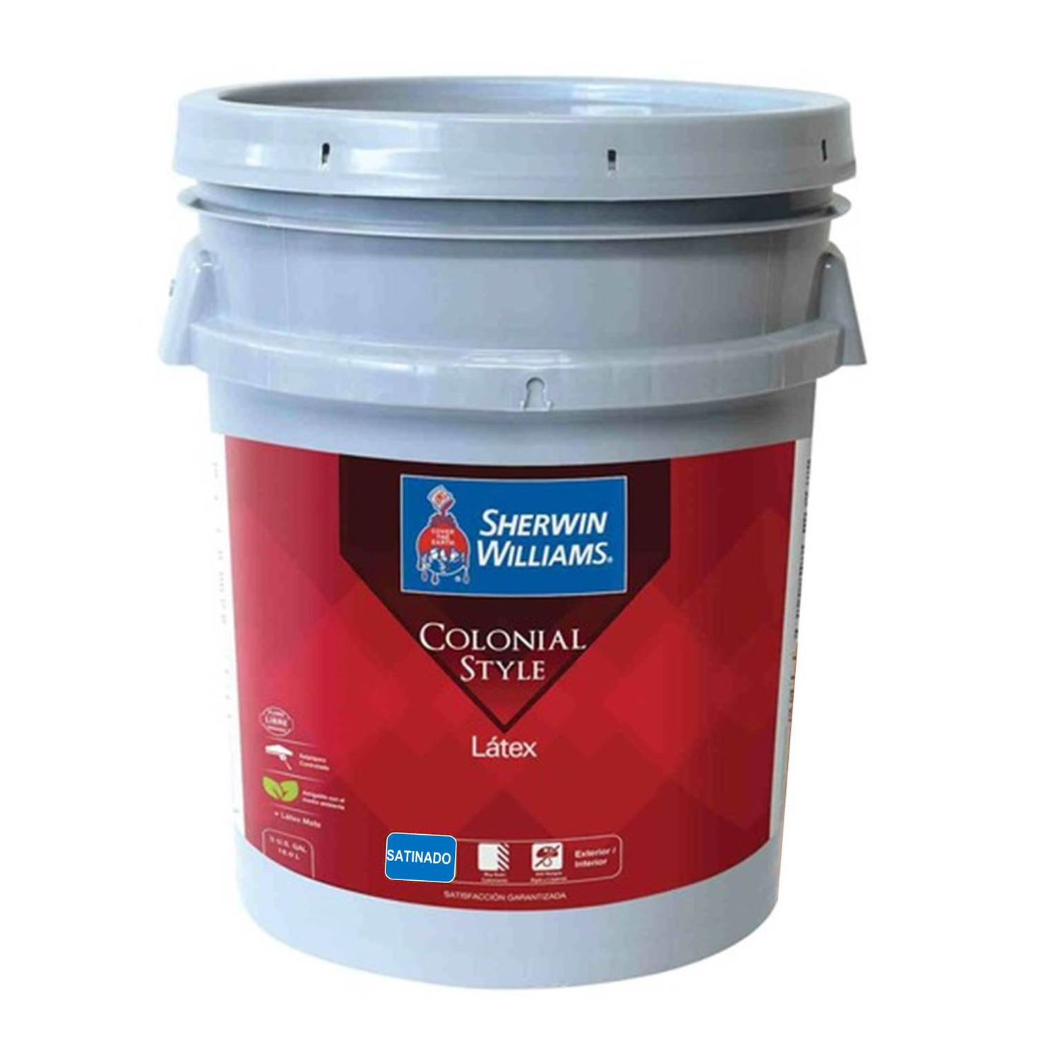 Pintura colonial style latex satinado base deep 5 gl b79wsa153-5 ...