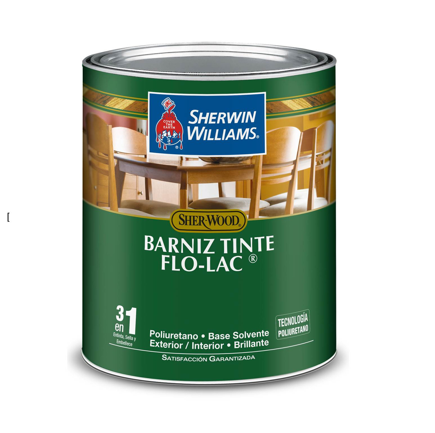 Barniz tinte para madera caoba 1/4 gl a38m3-1/4 sherwin williams ...