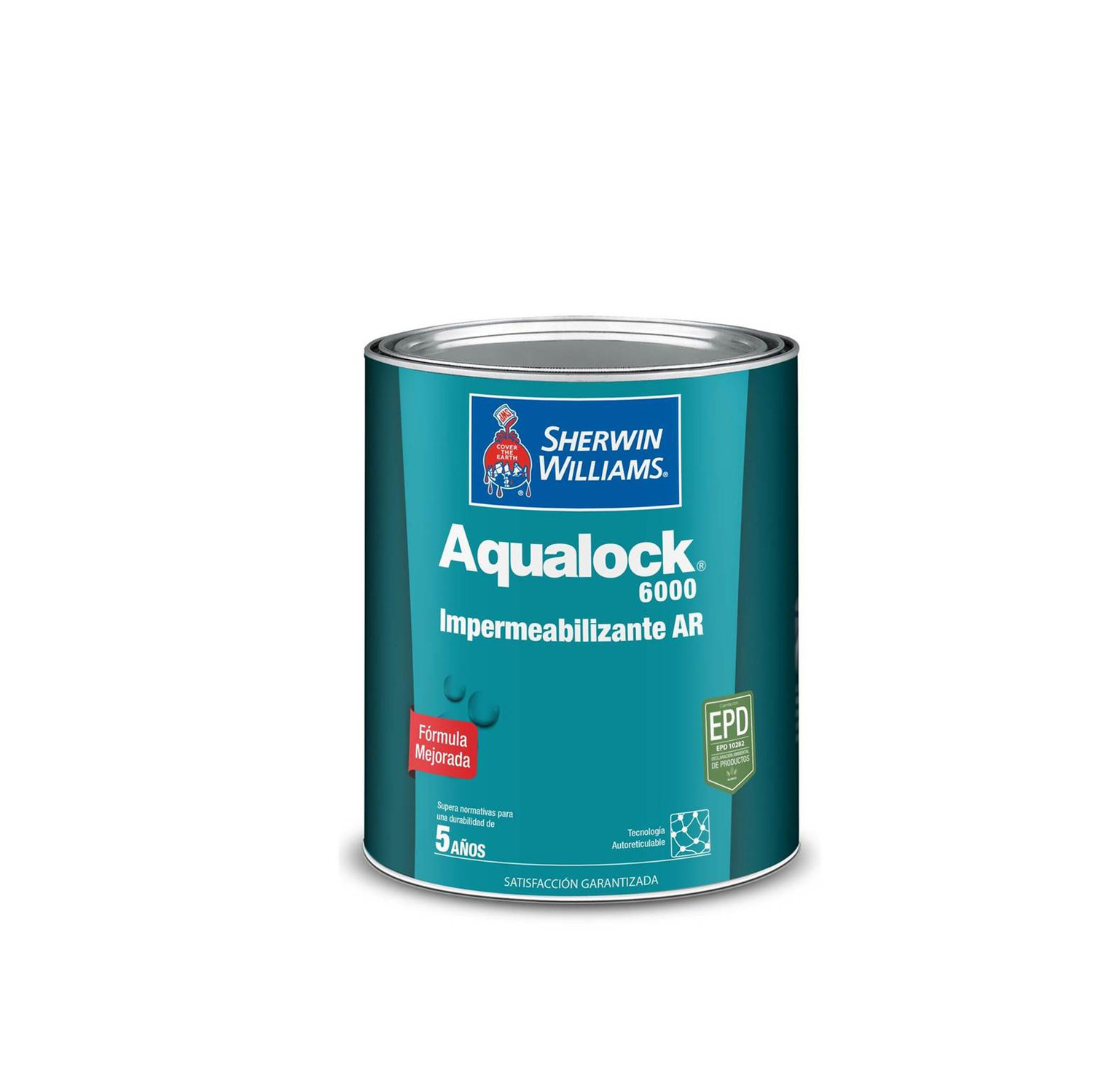 Aqualock 6000 impermeabilizante ar mate rojo teja a5rsa11-1/4 sherwin ...
