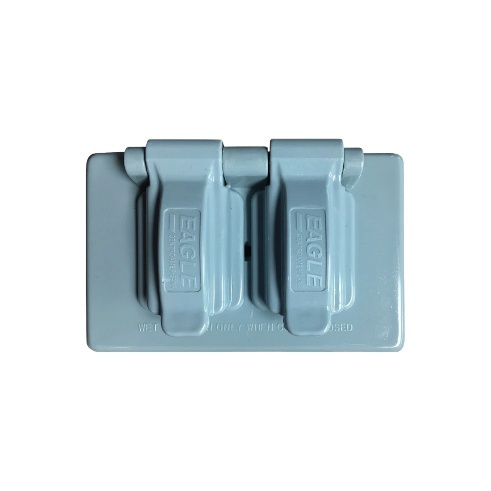 Tapa para intemperie tomacorriente doble | HOPSA Tienda Online