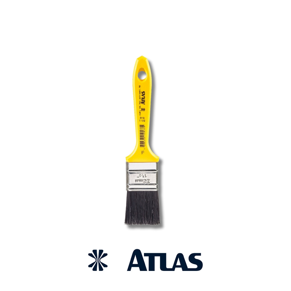 Brocha atlas cerda negra(3) 1-1/2 pulgadas mango amarillo | HOPSA ...