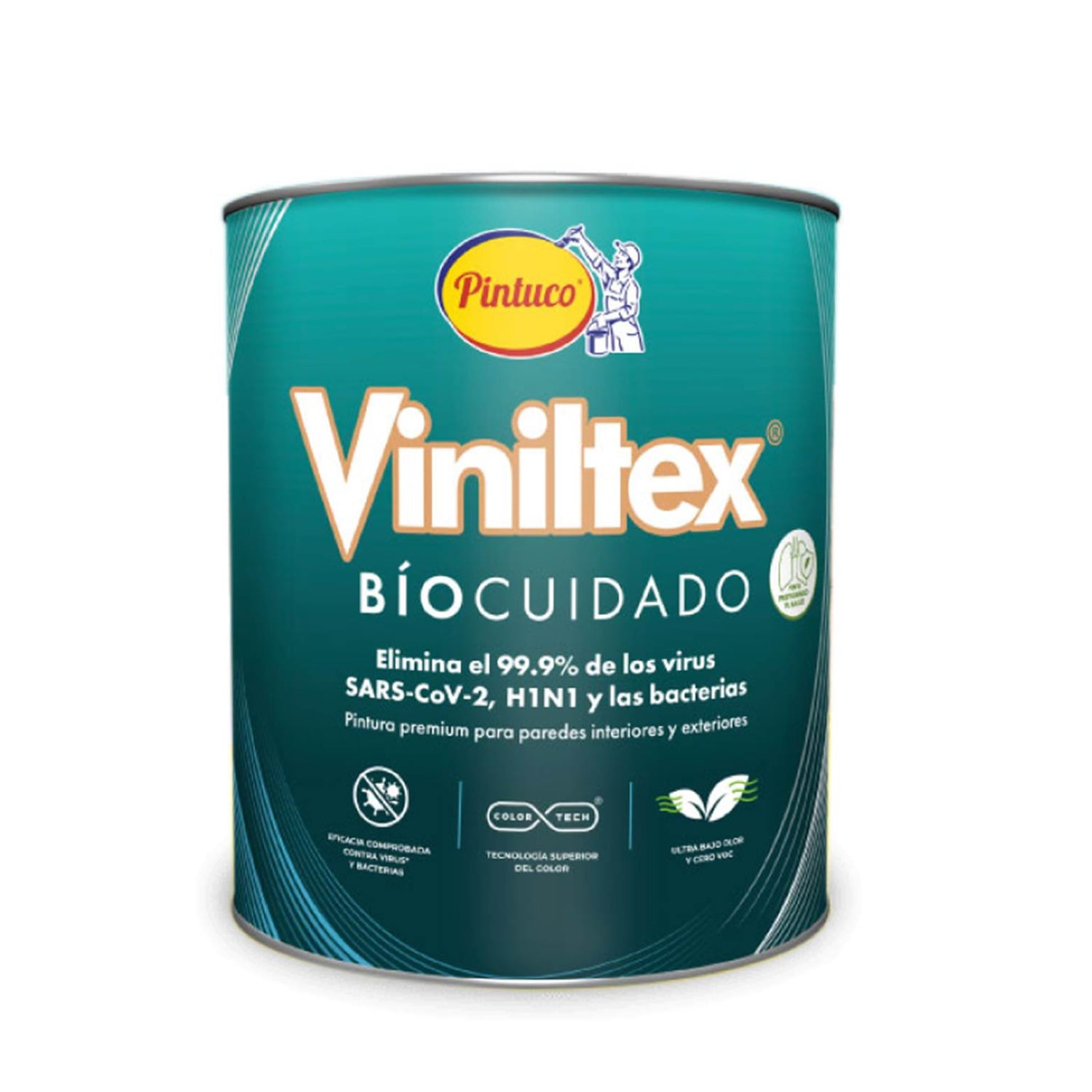 Pintura viniltex bio-cuidado blanco 1 gl pintuco | HOPSA Tienda Online