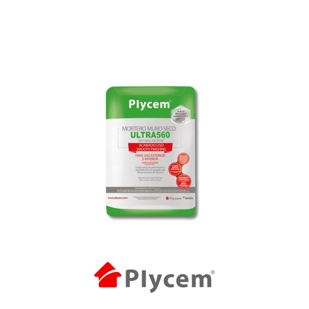 Mortero plyrock acabado liso ultra560 25kg 73785 plycem | HOPSA Tienda ...