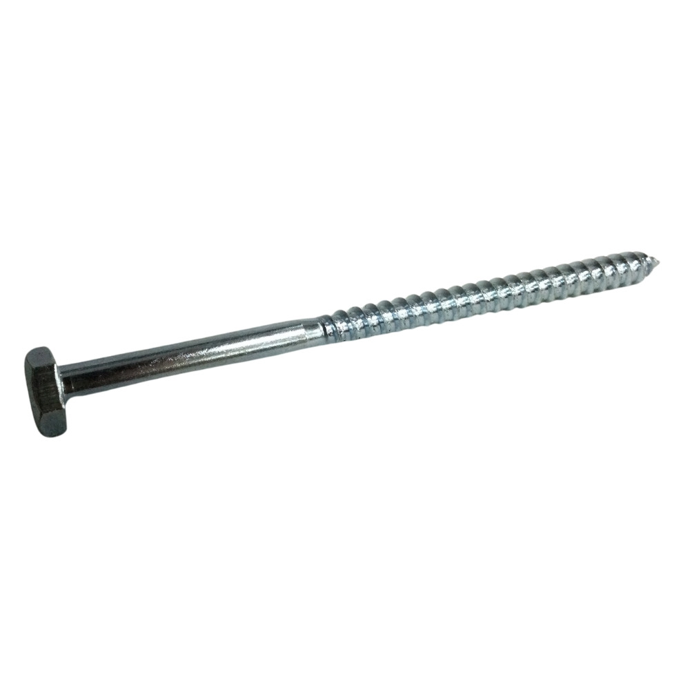 Tornillo tirafondo hexagonal zincado acero grado 2 1/4 pulgadas x 4 ... Tornillo tirafondo hexagonal zincado acero grado 2 1/4 pulgadas x 4 ...