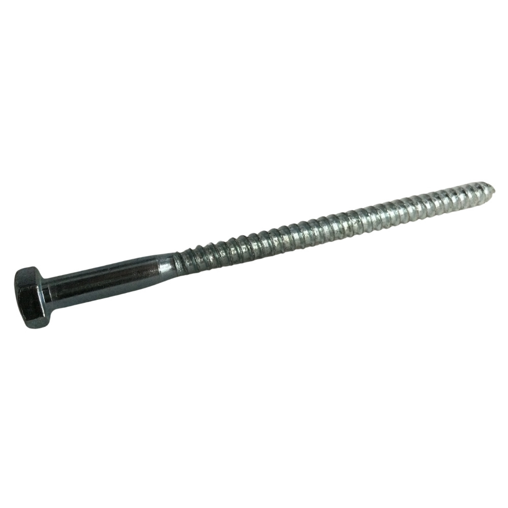 Tornillo tirafondo hexagonal zincado acero grado 2 5/16 pulgadas x 5 ... Tornillo tirafondo hexagonal zincado acero grado 2 5/16 pulgadas x 5 ...