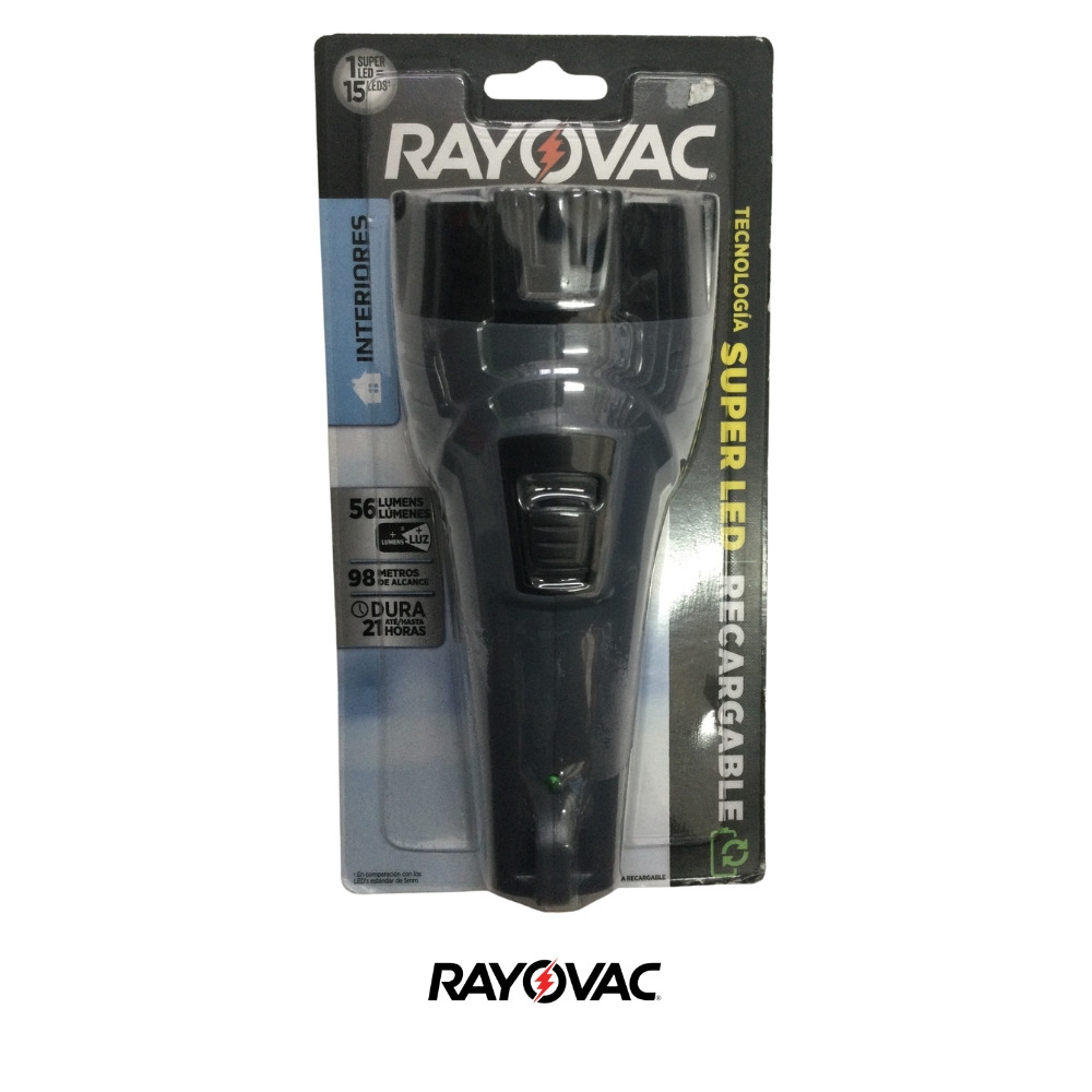 Linterna super led recargable 1w rayovac | HOPSA Tienda Online