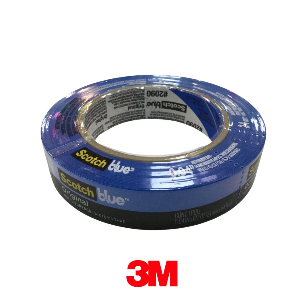 Cinta masking tape azul 3m para pintar 1 pulgadas x 60yds #2090-24ap ...