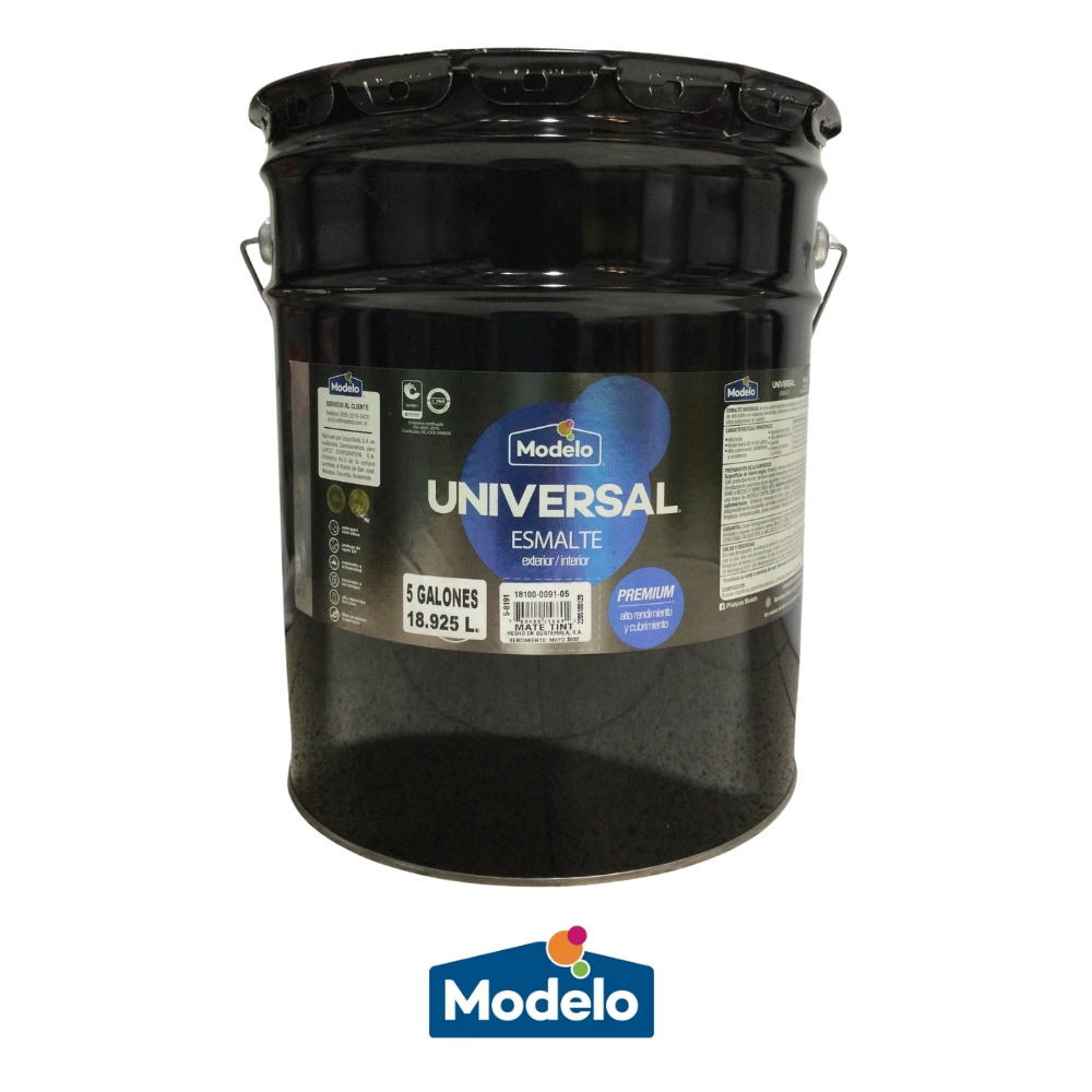Pintura esmalte mate universal tint 5gl 18100-0091-05 modelo | HOPSA ...