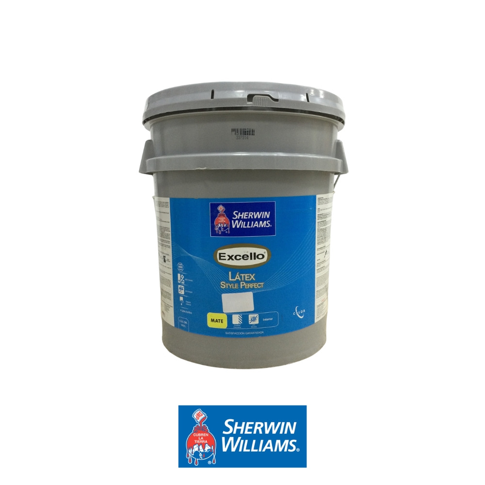Pintura latex mate base deep excello style perfect 5gl a21wsa53-5 sherwin williams | HOPSA ...