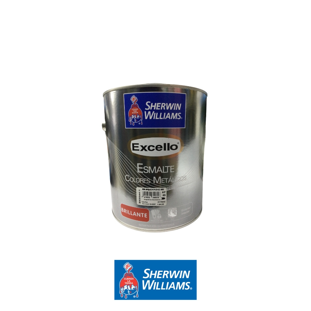 Pintura esmalte metalico bronce excello gl b4ssa4-1 sherwin williams | HOPSA Tienda Online