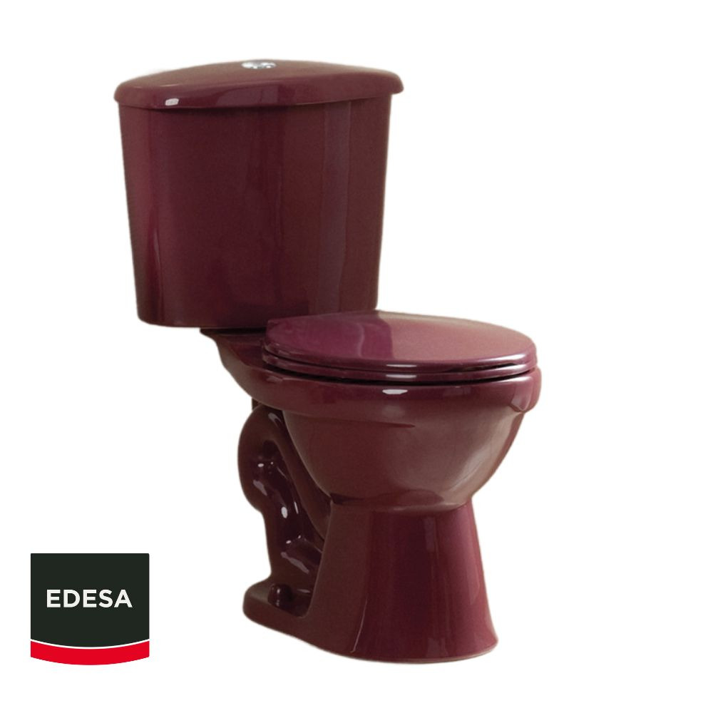 Inodoro dos piezas redondo color cherry evolution edesa | HOPSA Tienda ...
