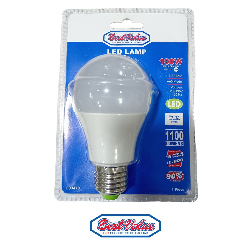 Bombillo led 12w 6400k best value | HOPSA Tienda Online