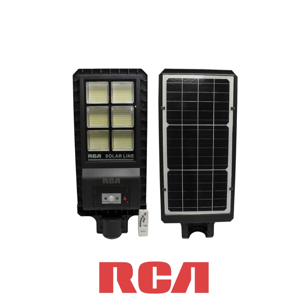 Lampara solar led tipo calle 1600lm rca (rlsolst150w) | HOPSA Tienda Online