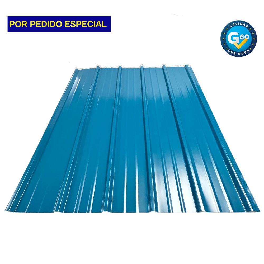 Lamina de zinc canal ancho f2 azul calibre 26 (mts) | HOPSA Tienda Online