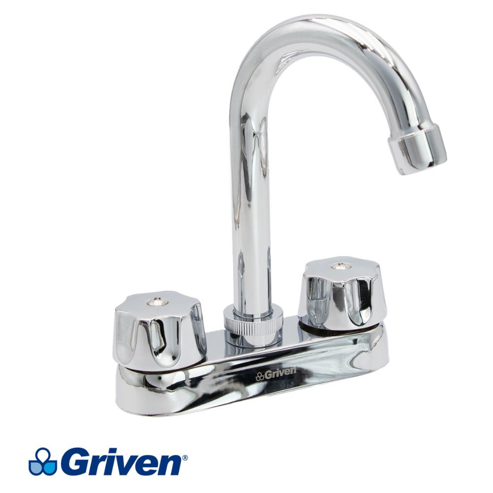 Llave doble de lavamanos cuello tipo bar griven a367-15061c | HOPSA ...