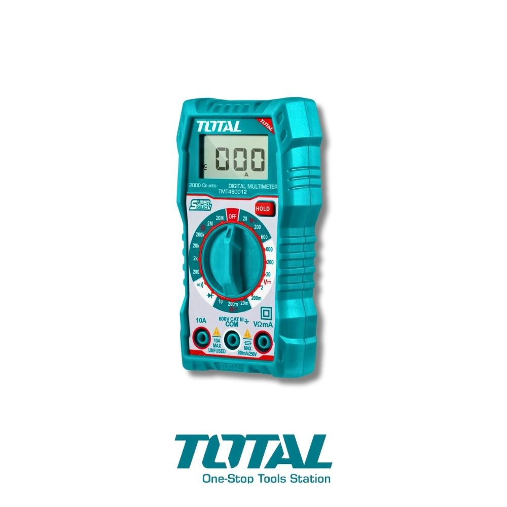 Multimetro digital total 2000 dÍgitos 600v tmt460012 | HOPSA Tienda Online