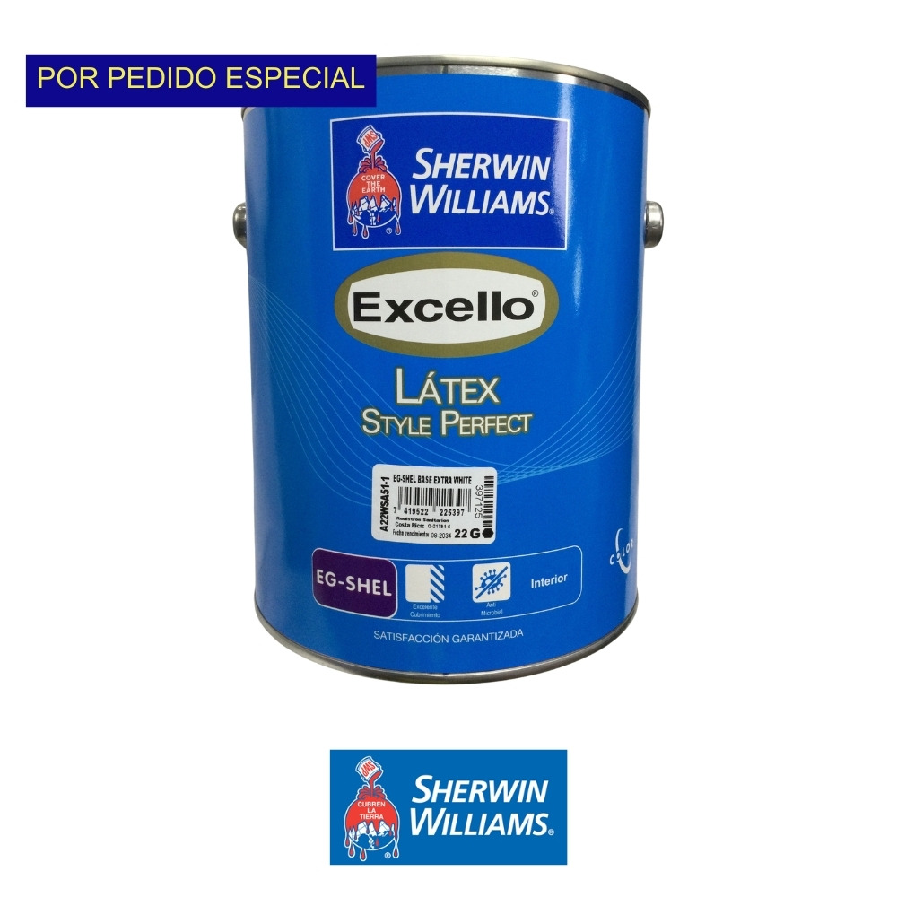 Excello style perfect latex egshel base extra white gl a22wsa51-1 | HOPSA Tienda Online