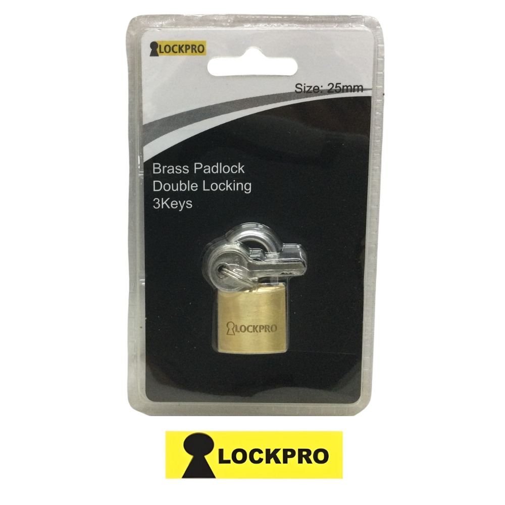 Candado de 25mm bronce lockpro | HOPSA Tienda Online